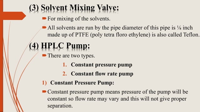 HPLC Sample Preparation and Instrumentatio | PPTX