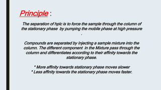 High performance liquid chromatography (HPLC) | PPTX