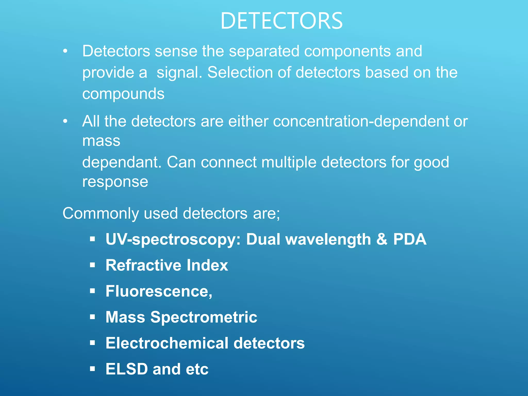 HPLC Principle,Instrumentation and Application | PPTX