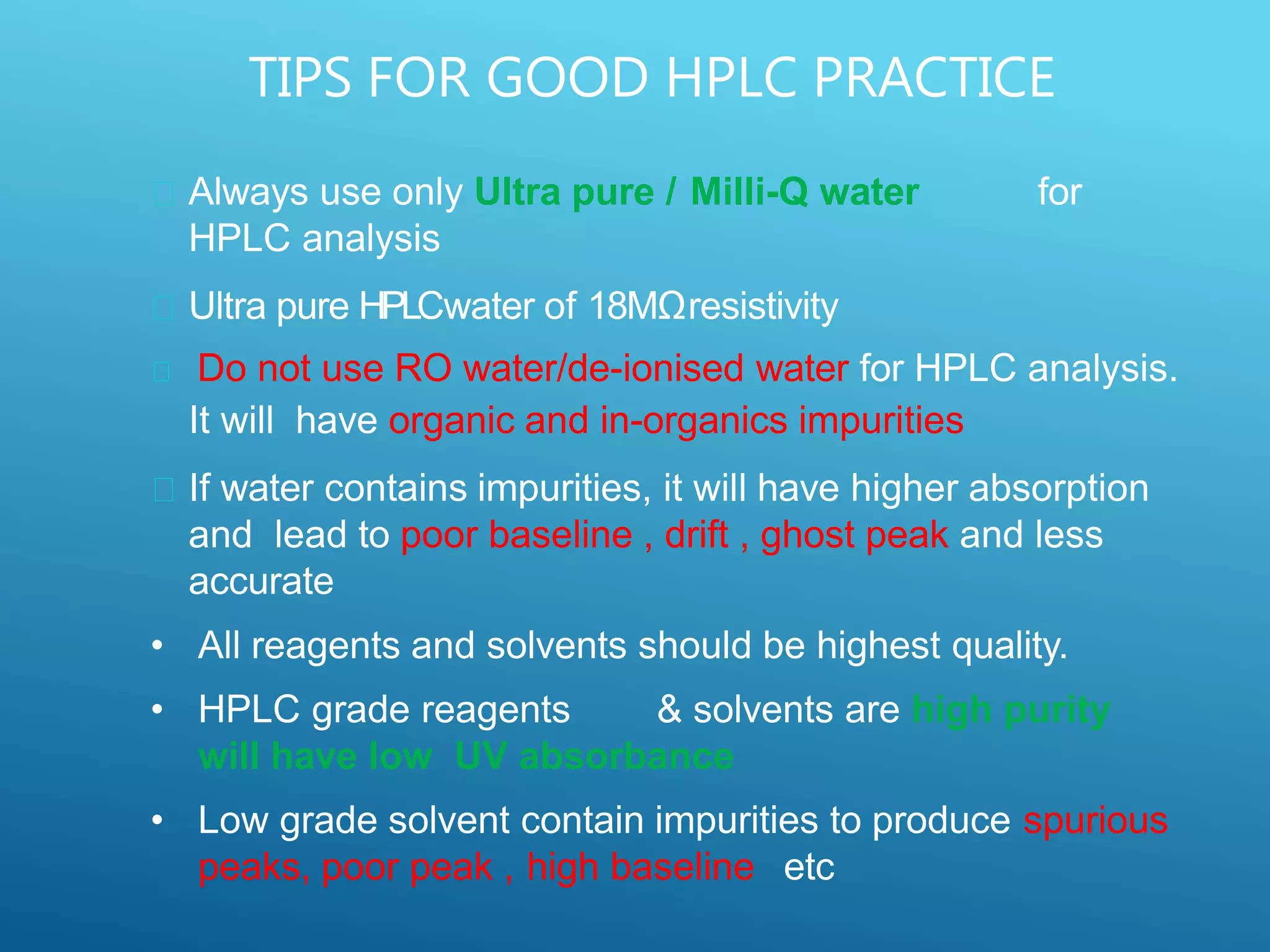 HPLC Principle,Instrumentation and Application | PPTX