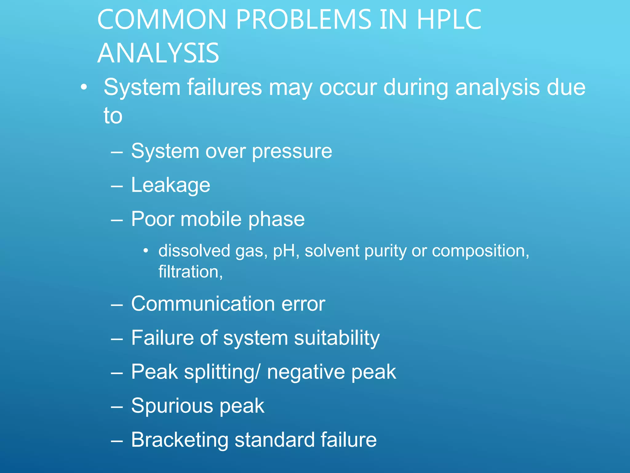HPLC Principle,Instrumentation and Application | PPTX