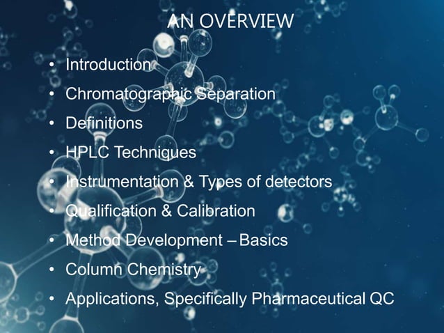 HPLC Principle,Instrumentation and Application | PPTX