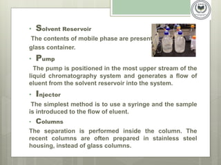 HPLC | PPTX | Chemistry | Science