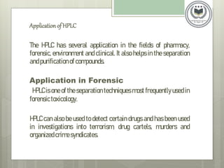HPLC | PPTX | Chemistry | Science