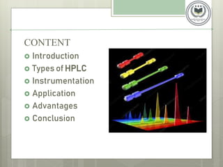 HPLC | PPTX | Chemistry | Science