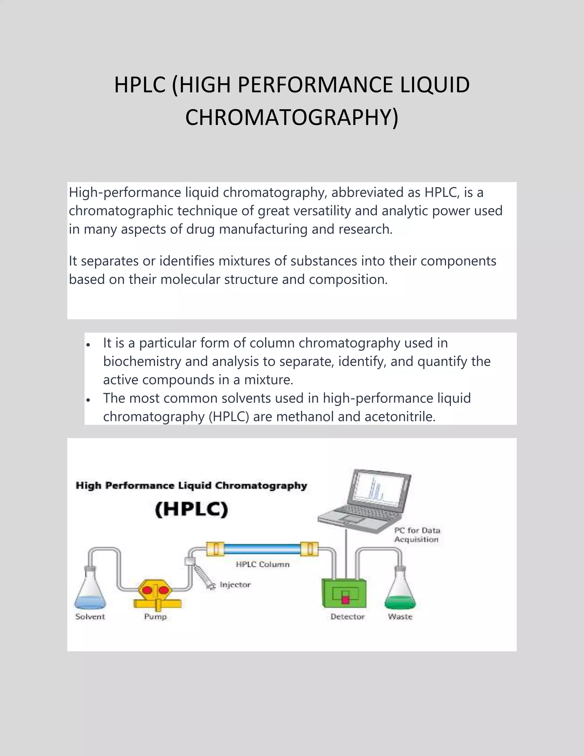 HPLC | DOCX
