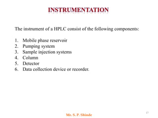 High Performance Liquid Chromatography (HPLC) | PDF