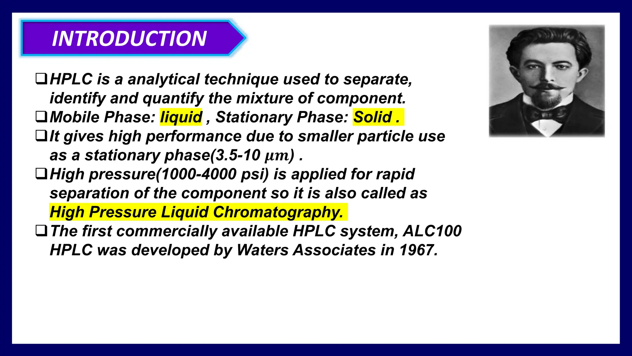 High Performance Liquid Chromatography(HPLC).ppt