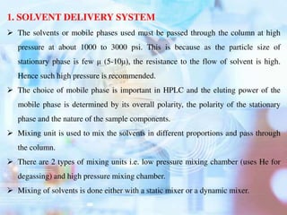 High Performance Liquid Chromatography.. | PPT