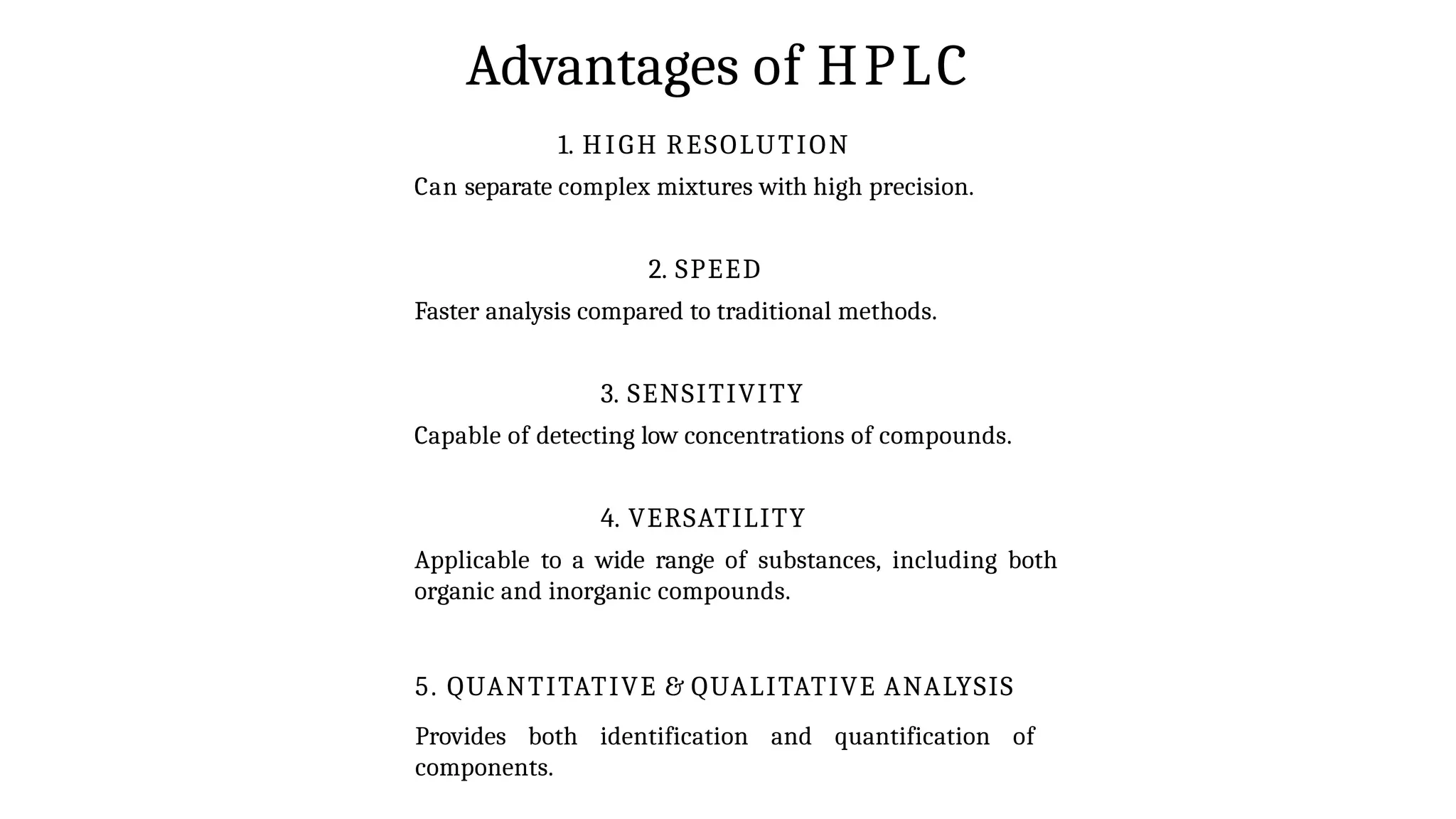 HPLC High-Performance Liquid Chromatography (HPLC) | PPTX