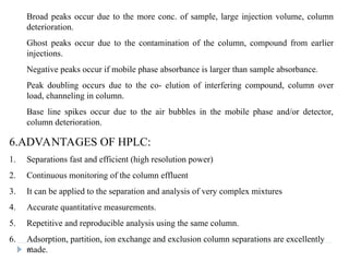 High Pressure Liquid Chromatography presenataion | PPT
