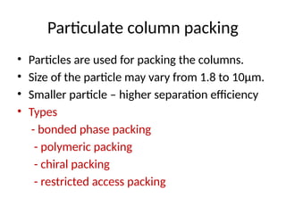 high performance liquid chromatography ppt | PPTX
