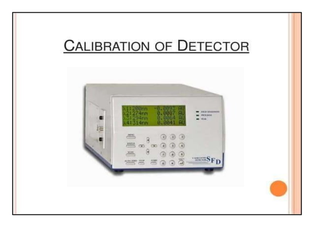 Hplc Calibration Pptx Chemistry Science