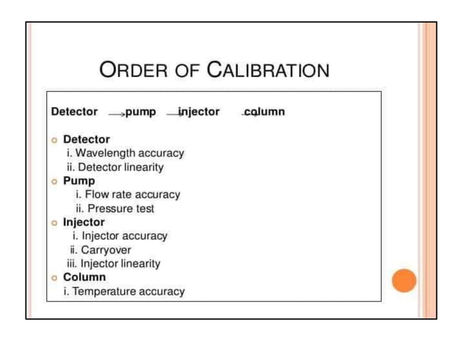 HPLC-CALIBRATION.pptx | Chemistry | Science