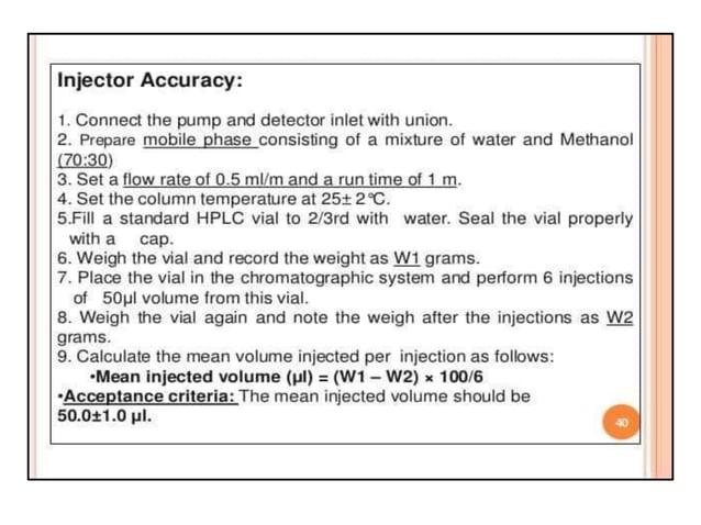 Hplc Calibration Pptx Chemistry Science