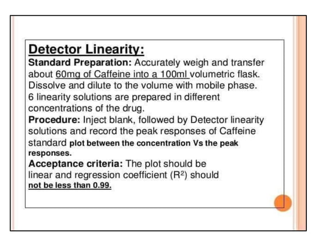 Hplc Calibration Pptx Chemistry Science