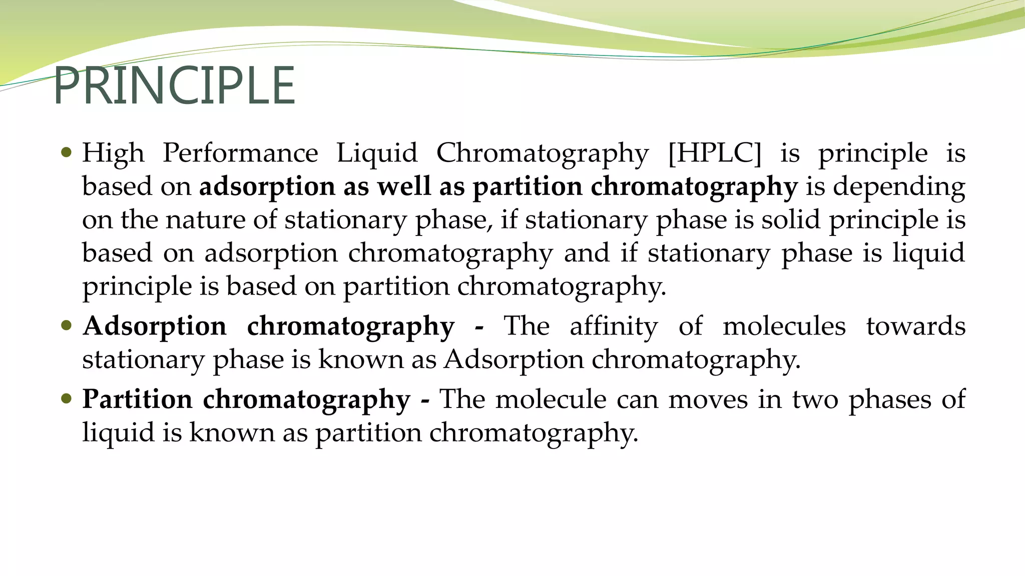 HPLC- high performance liquid chromatography | PPTX | Chemistry | Science