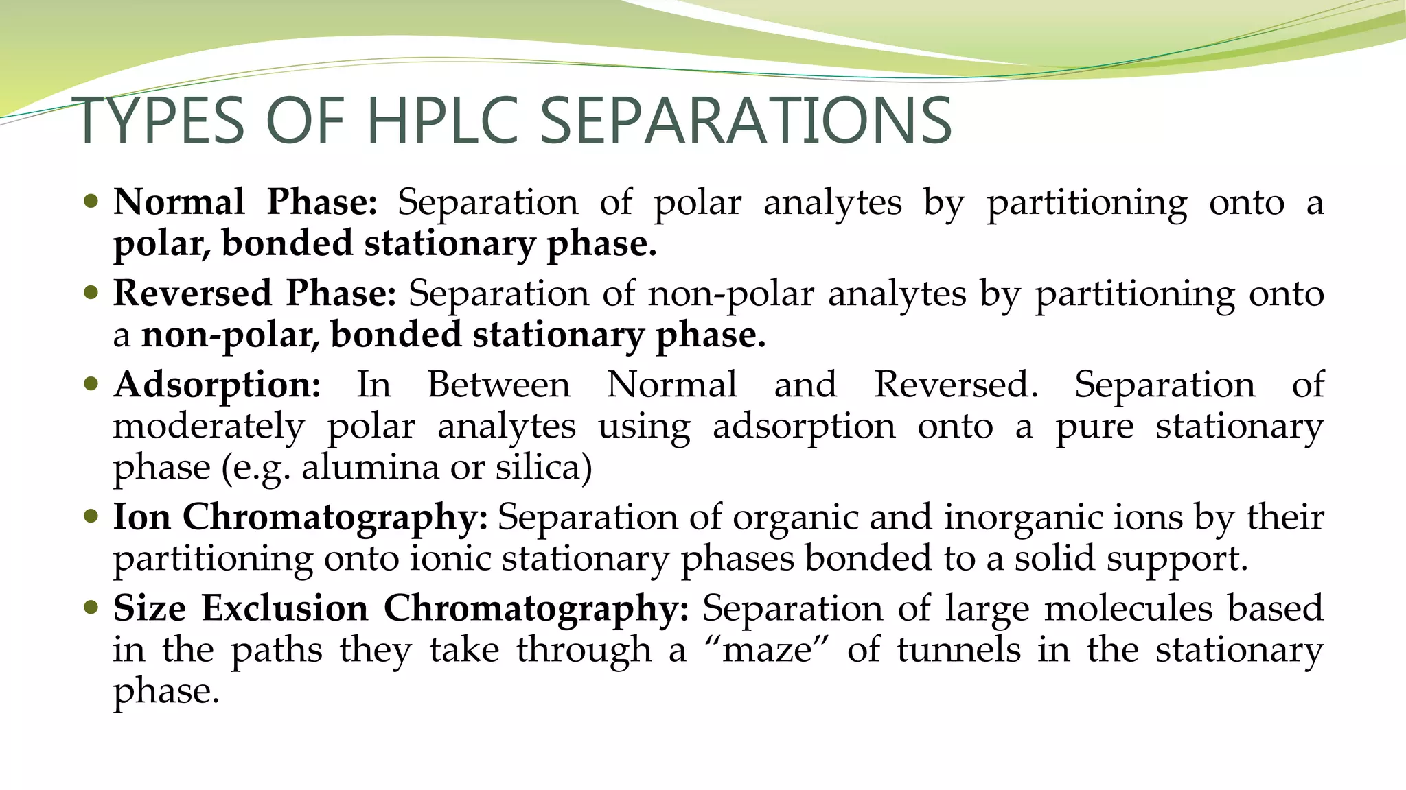 HPLC- high performance liquid chromatography | PPTX