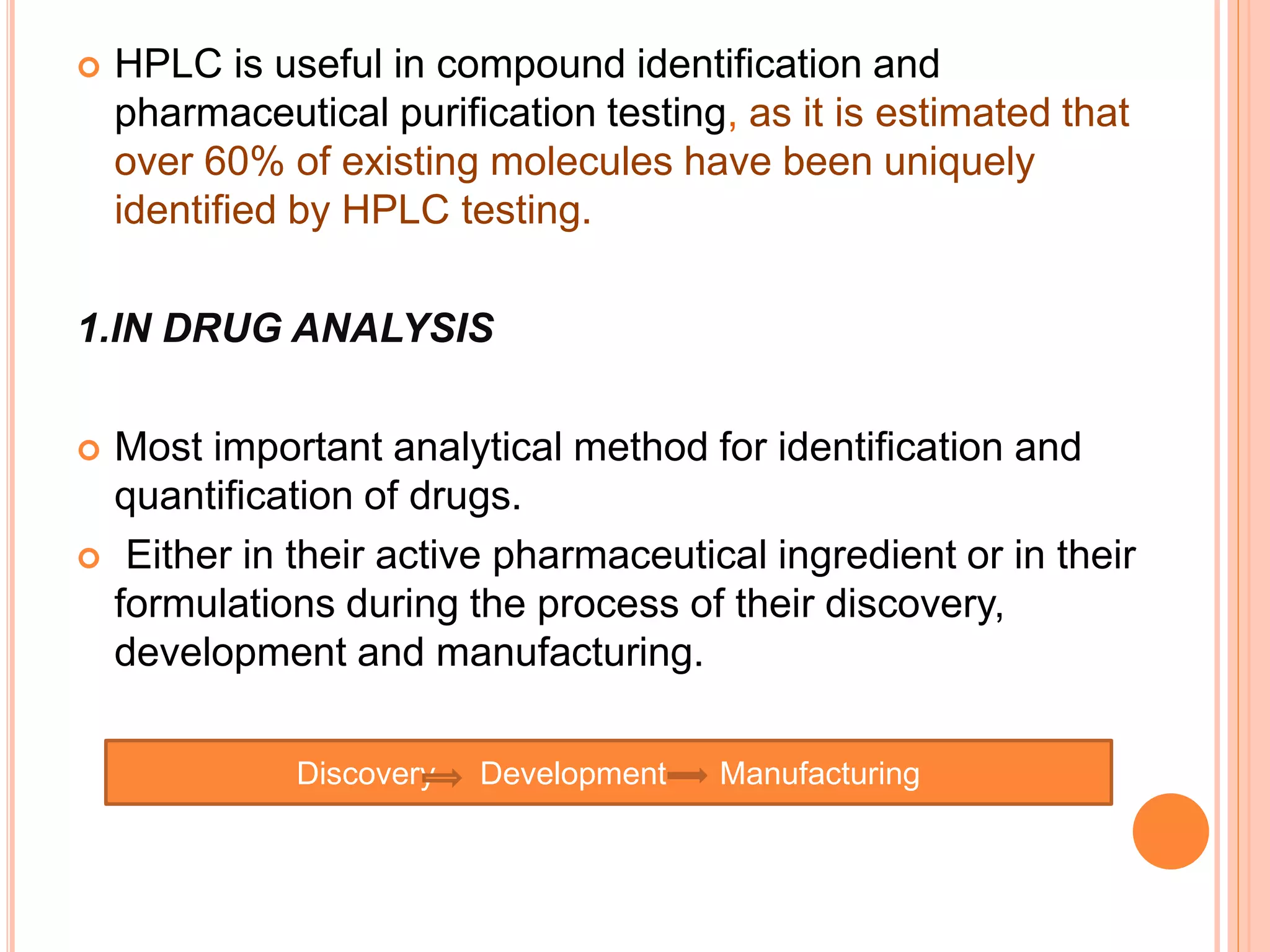 HPLC AND ITS PHARMACEUTICAL APPLICATIONS | PPTX