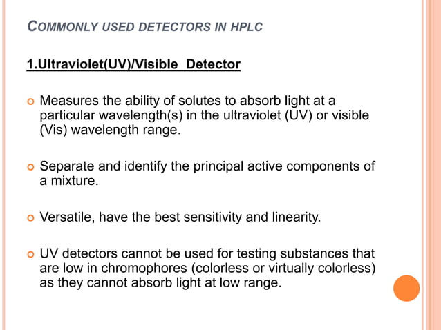 HPLC AND ITS PHARMACEUTICAL APPLICATIONS