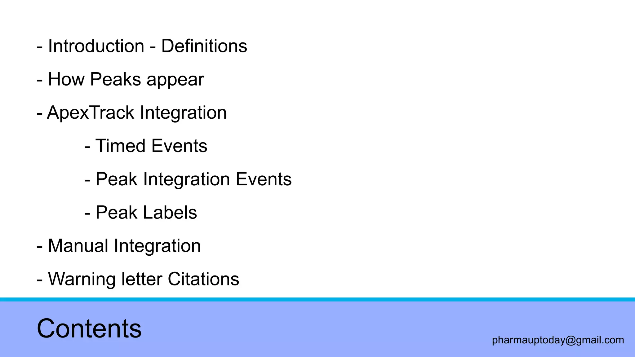 HPLC - Peak integration for chromatography | PPT