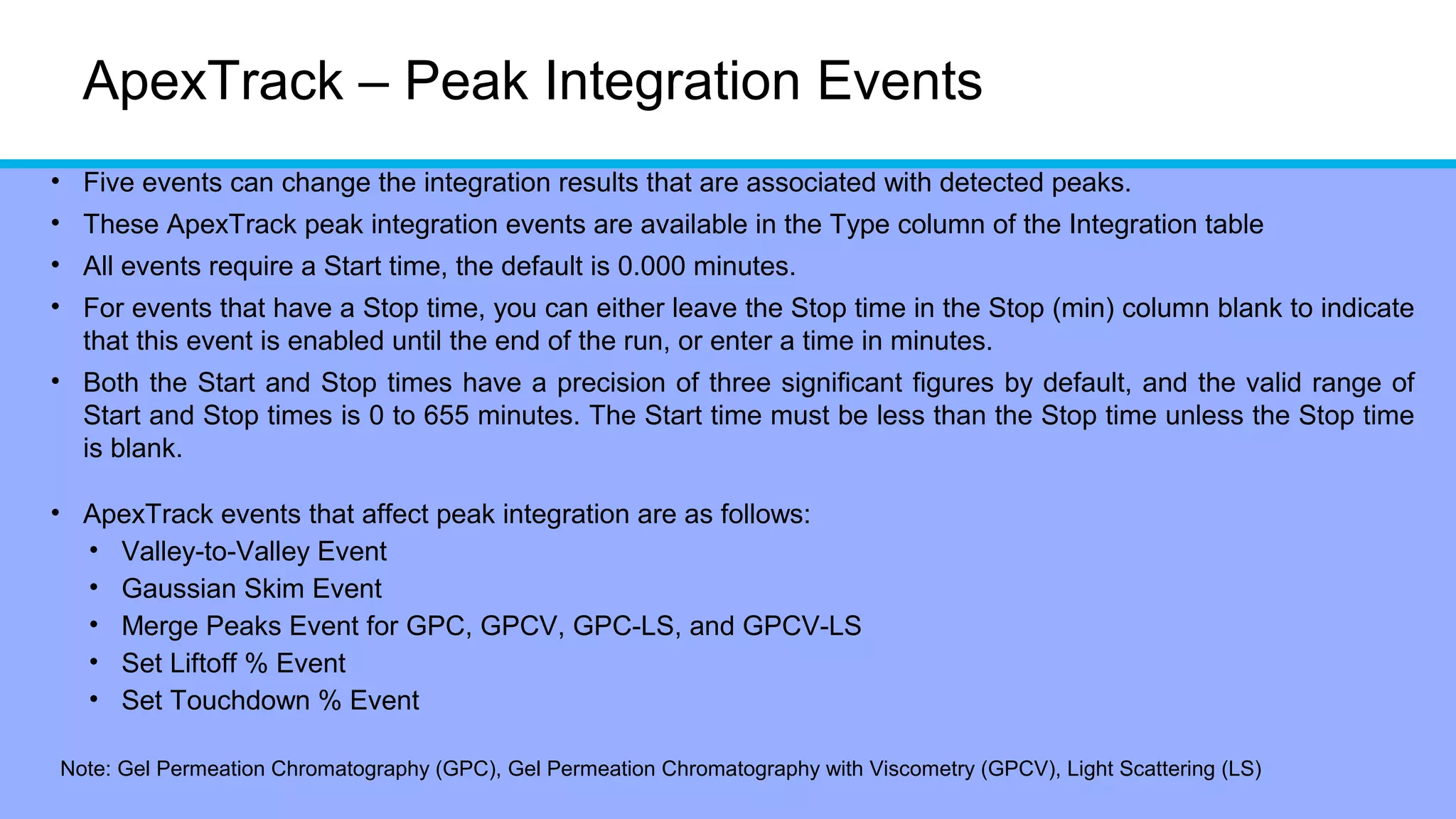 HPLC - Peak integration for chromatography | PPT | Chemistry | Science