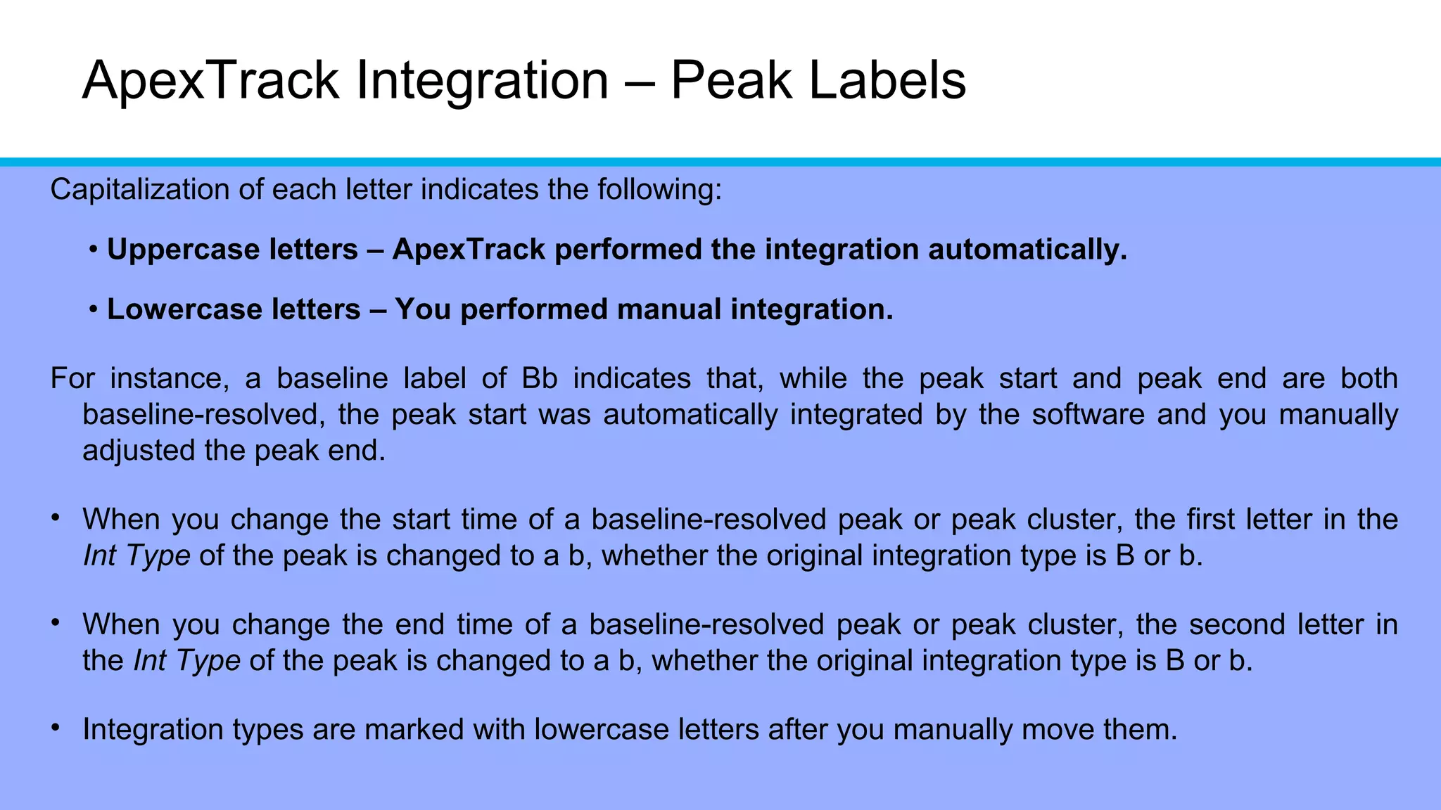 HPLC - Peak integration for chromatography | PPT