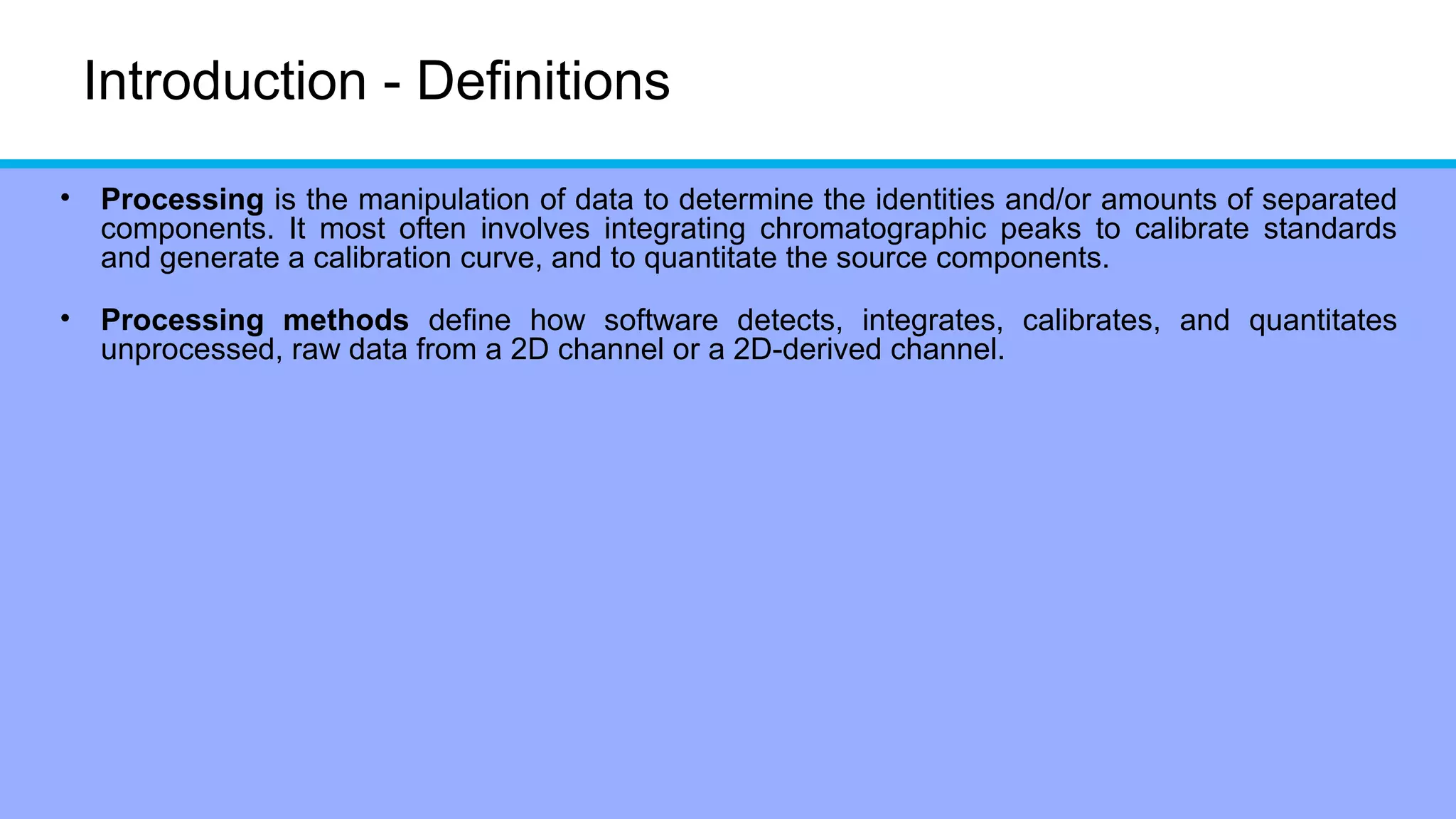 HPLC - Peak integration for chromatography | PPT
