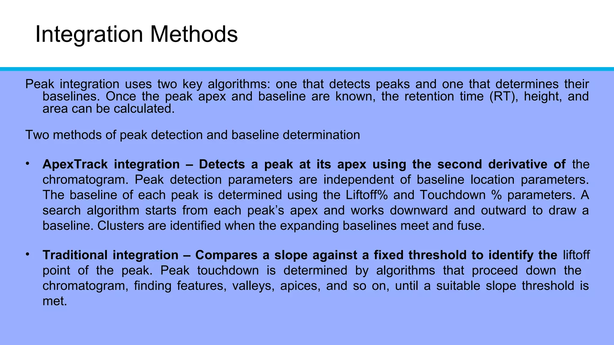 HPLC - Peak integration for chromatography | PPT
