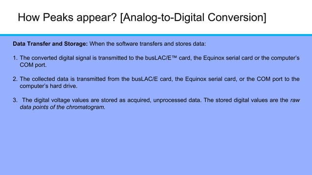 HPLC - Peak integration for chromatography | PPT | Chemistry | Science