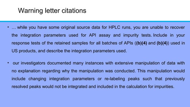 HPLC - Peak integration for chromatography | PPT | Chemistry | Science