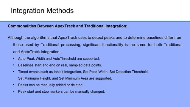 HPLC - Peak integration for chromatography | PPT | Chemistry | Science