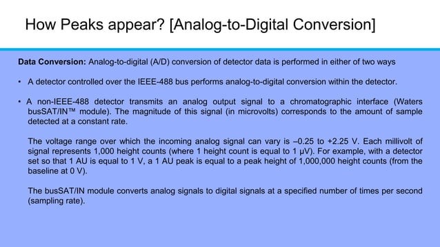HPLC - Peak integration for chromatography | PPT | Chemistry | Science