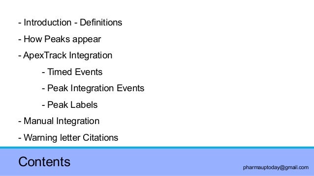 HPLC - Peak integration for chromatography