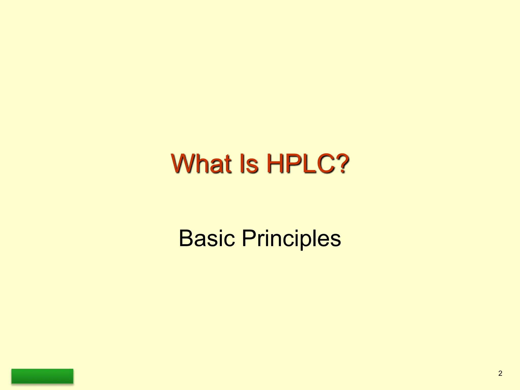 HPLC- PhD Course | PPT