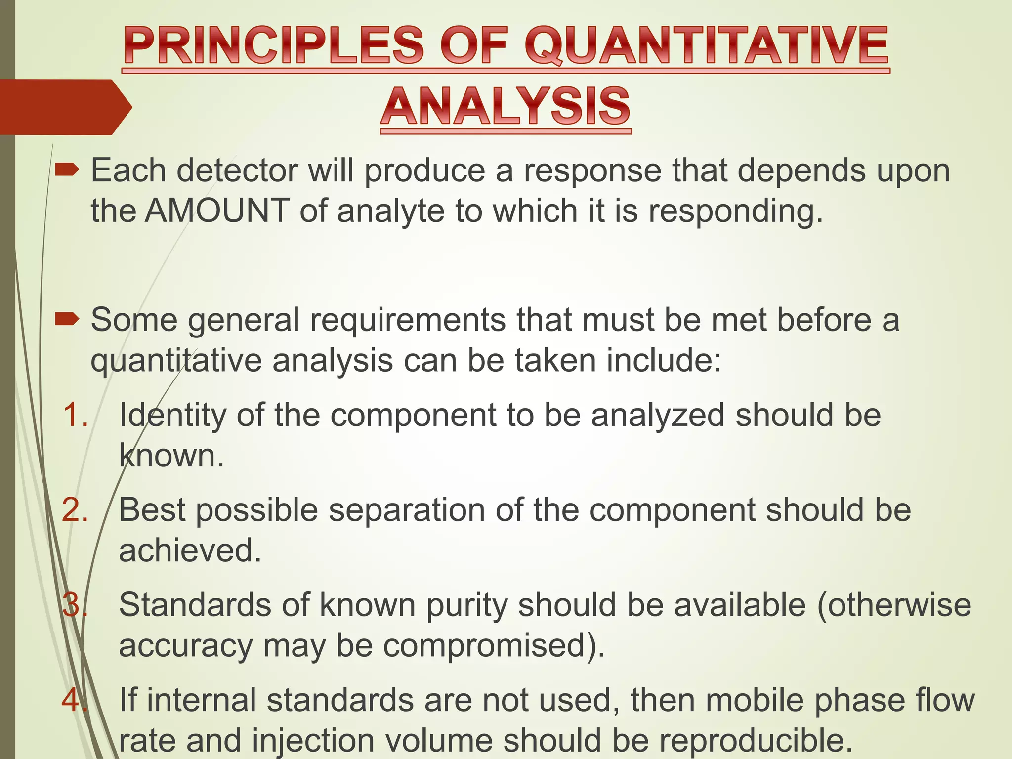 Quantitative and Qualitative analysis of HPLC and GC | PPTX