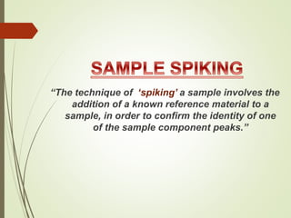 Quantitative and Qualitative analysis of HPLC and GC | PPTX