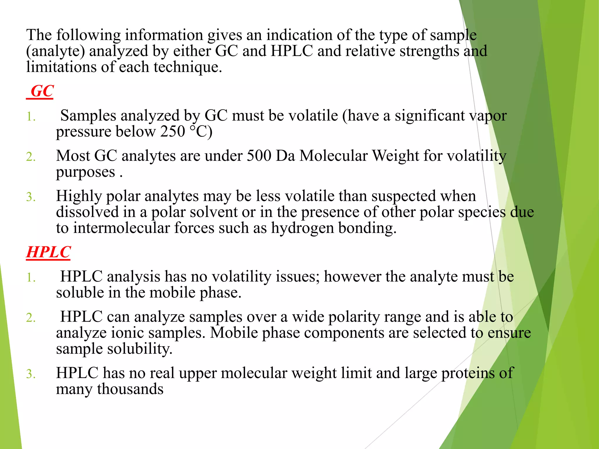 Hplc and gc ppt | PPTX
