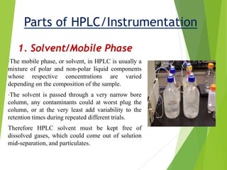 Hplc and gc ppt | PPTX