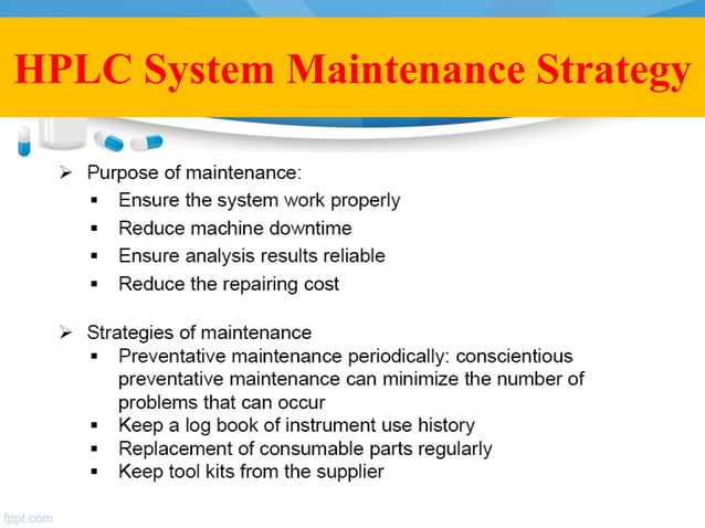 Hplc (basic principles, operation and maintenance) | PPTX