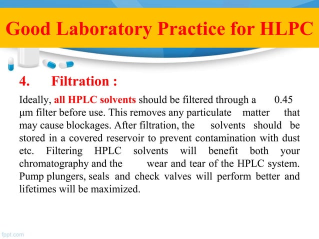 Hplc (basic principles, operation and maintenance) | PPT