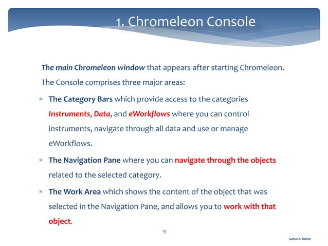 HPLC Chromeleon Software | PPTX