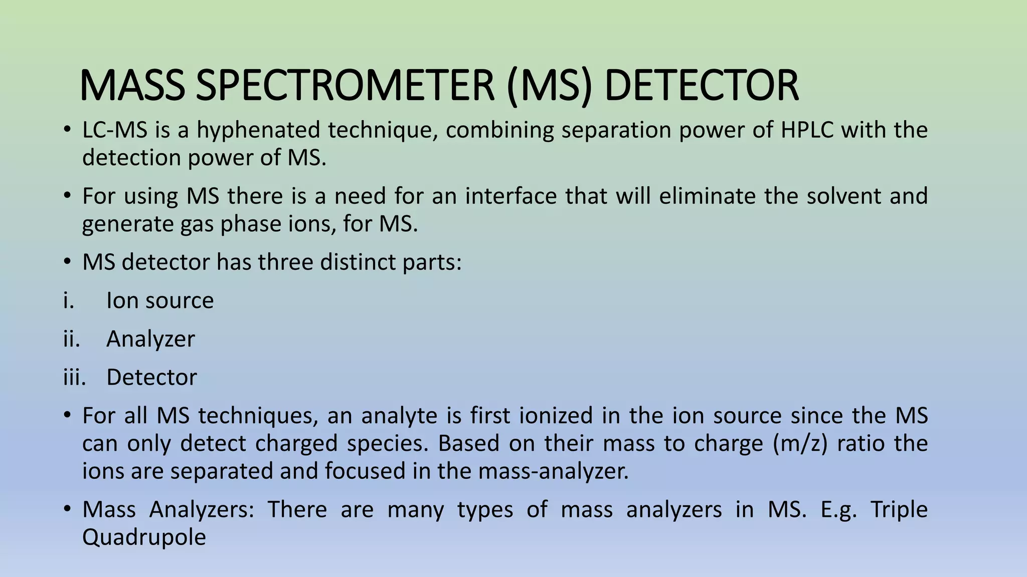 Detectors of HPLC | PPTX
