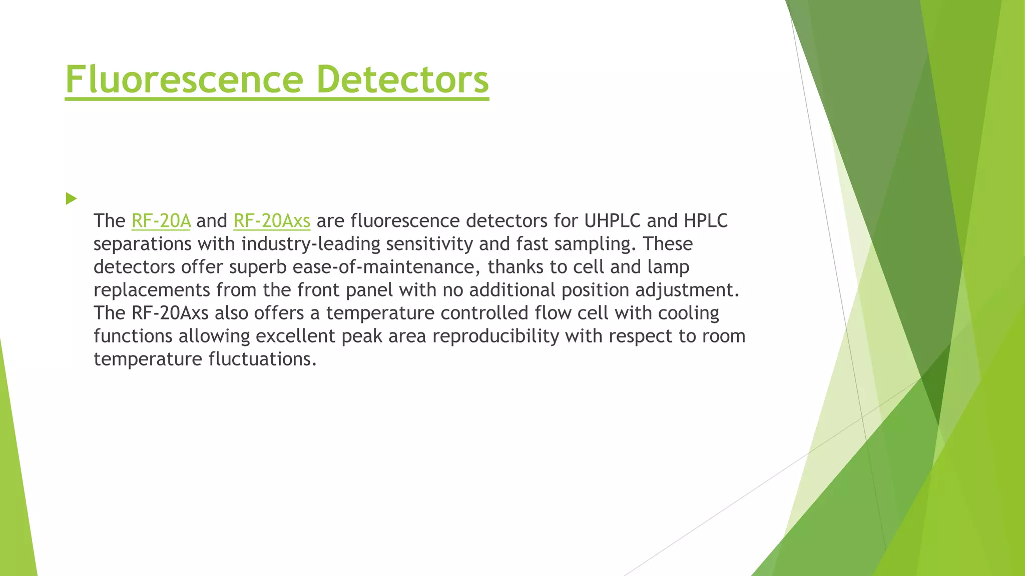 HPLC Detectors | PPTX