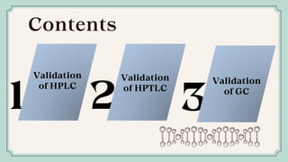 Validation and Calibration of HPLC, HPTLC, and GC | PDF