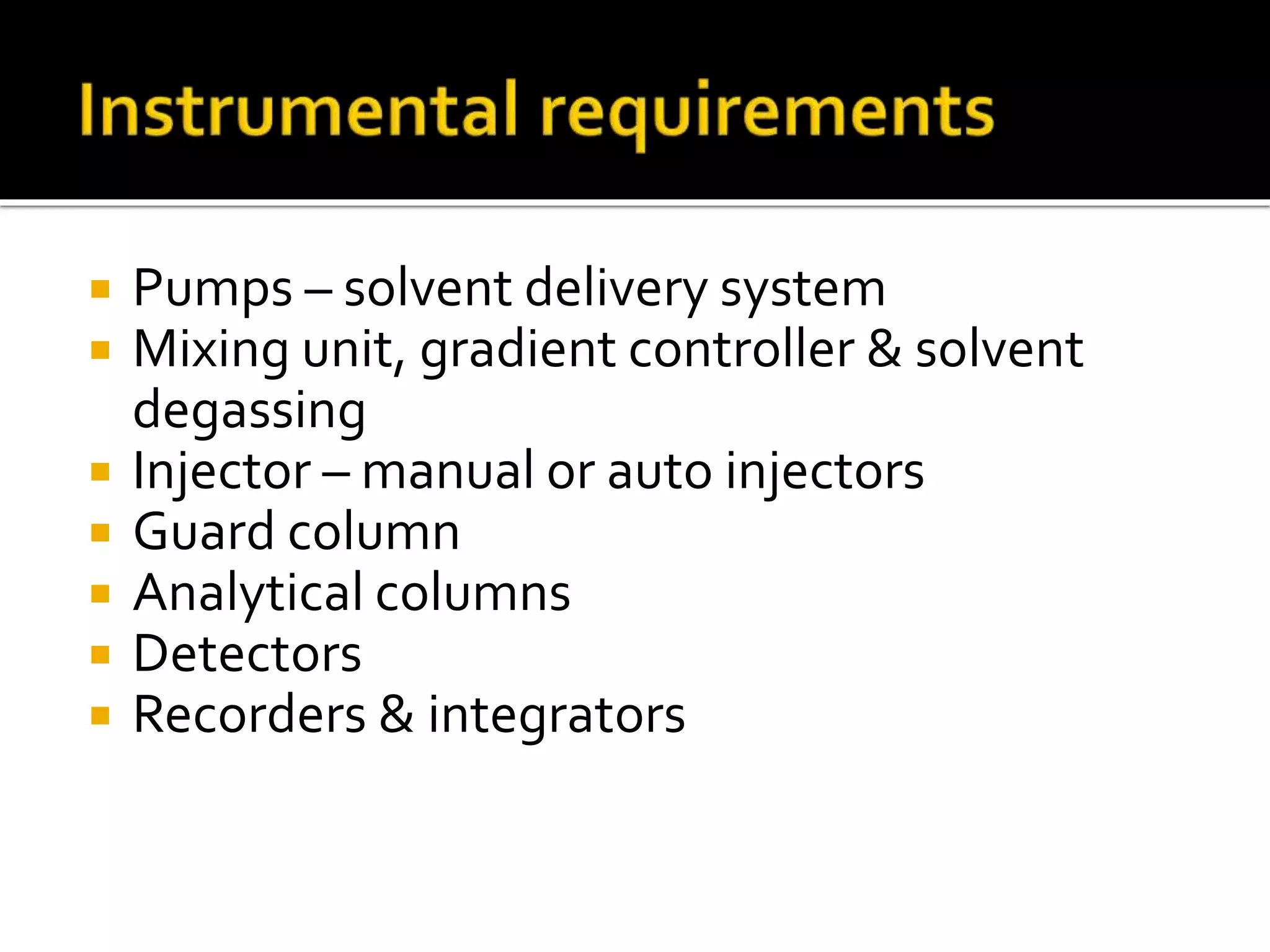 Hplc instrumentation | PPT