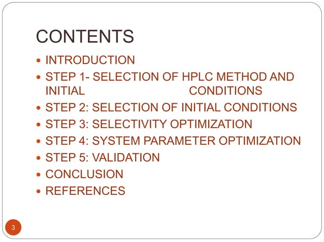 HPLC method development | PPTX