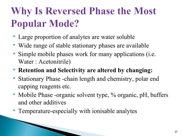 Hplc method development | PPT | Chemistry | Science