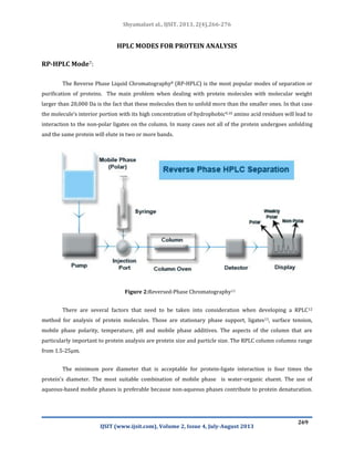 Hplc method development for proteins and polypeptides ijsit 2.4.2 | PDF