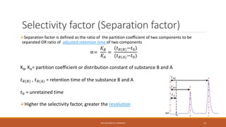 Hplc parameters, factors affecting resolution | PPTX